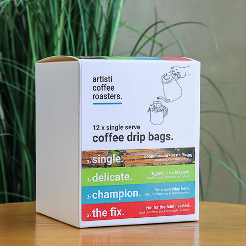 Coffee Drip Bags - Mixed (4 types 13.5g Drip Bags) – Artisti Coffee ...