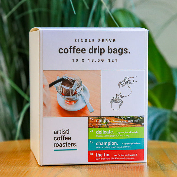 Coffee Drip Bags - Mixed (4 types 13.5g Drip Bags) – Artisti Coffee ...