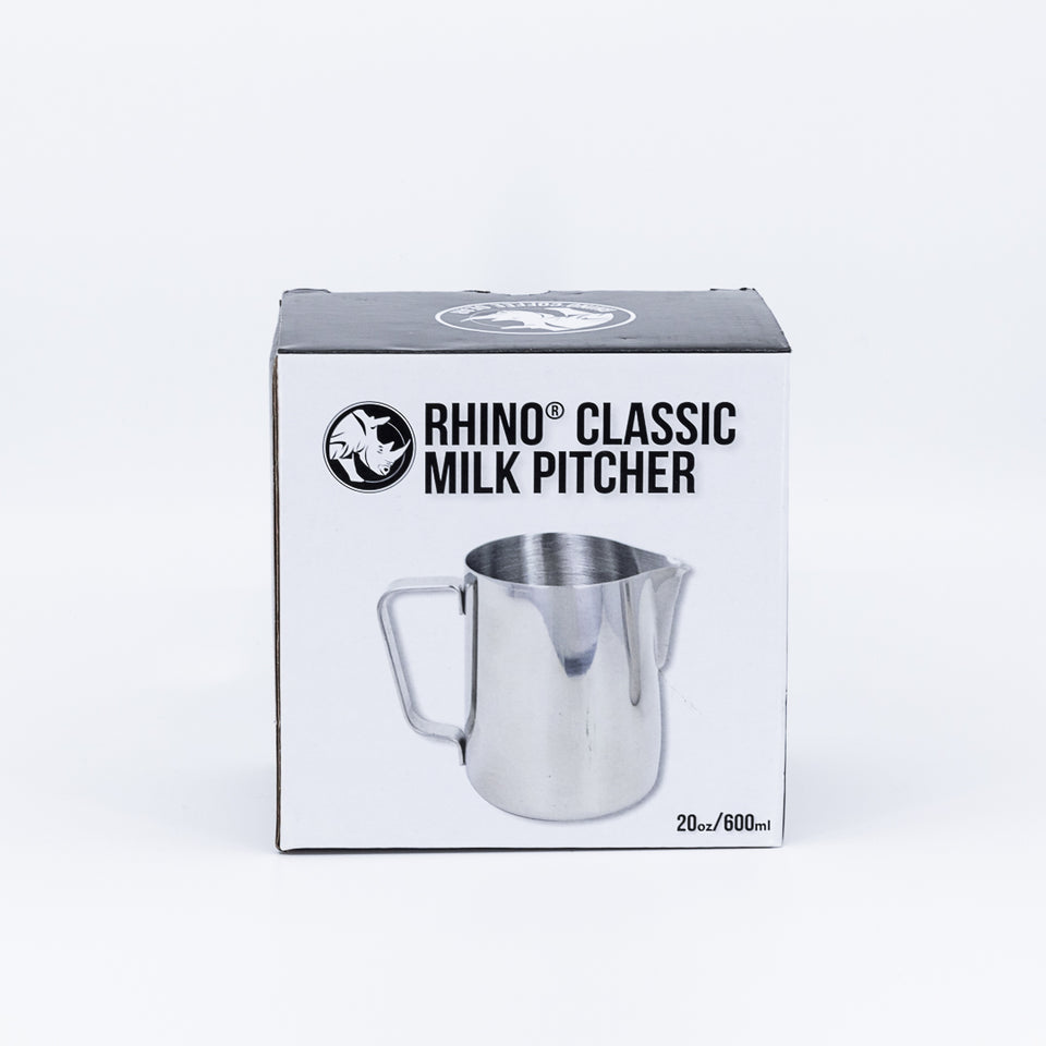 Rhino Milk Jug Pitcher - 600ml – Artisti Coffee Roasters